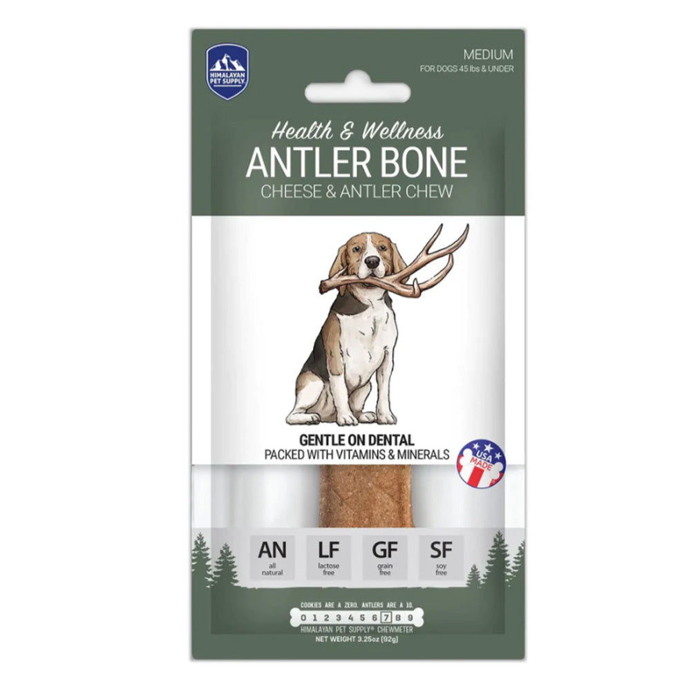 Himalayan Health & Wellness Cheese & Antler Bone | BARKS n' REC
